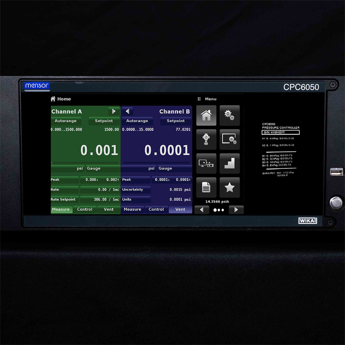 Mensor CPC6050 Modular Pressure Controller